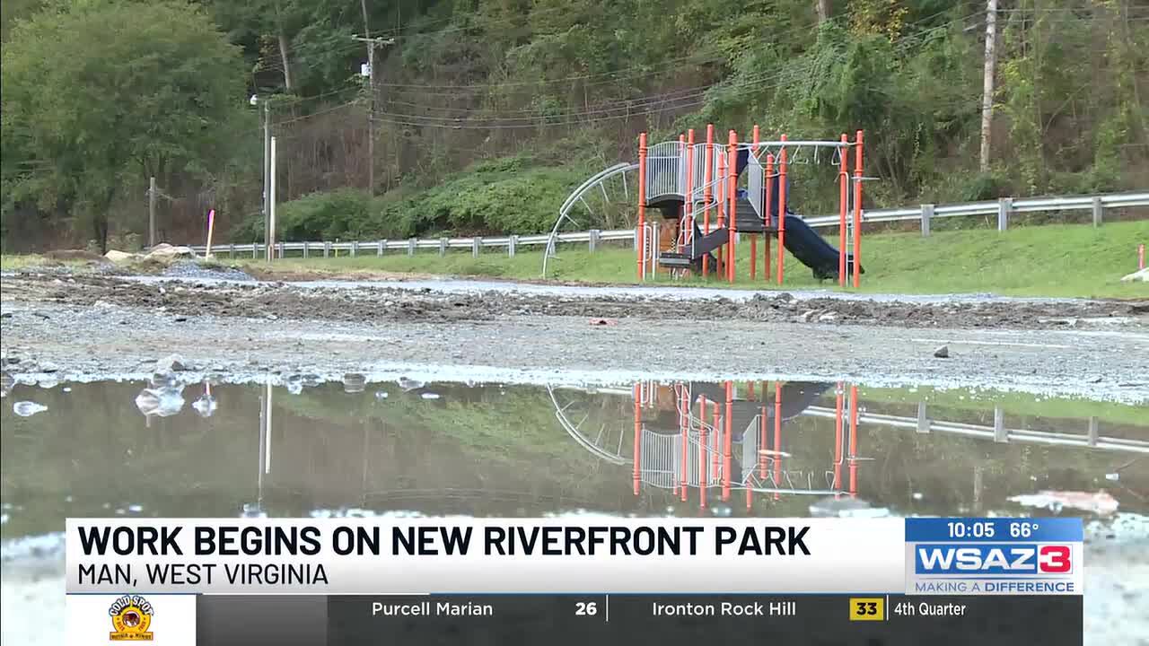 Works begins on new riverfront park