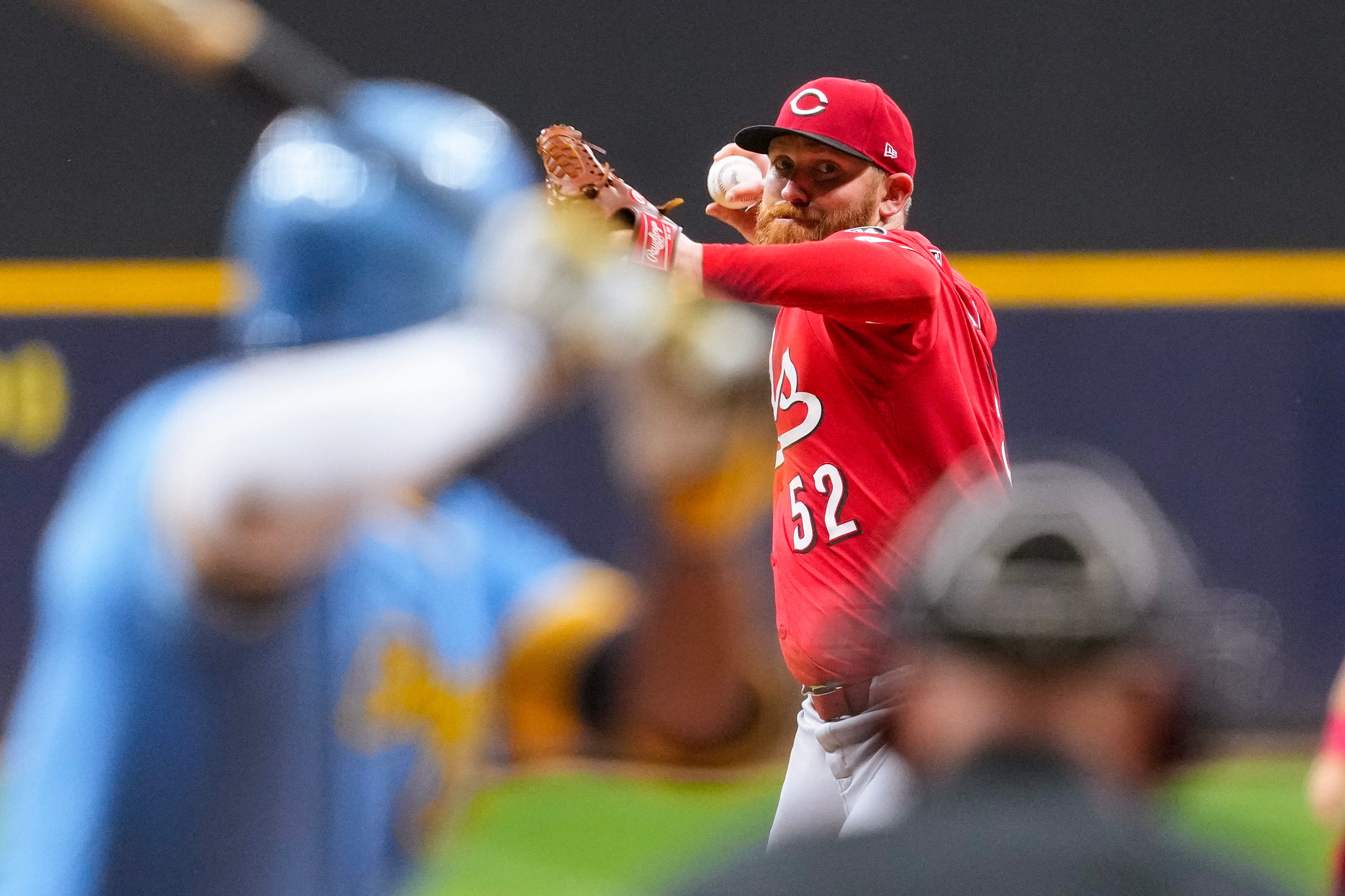 'Still got a job to do.' How the Reds view the rest of the Brewers series