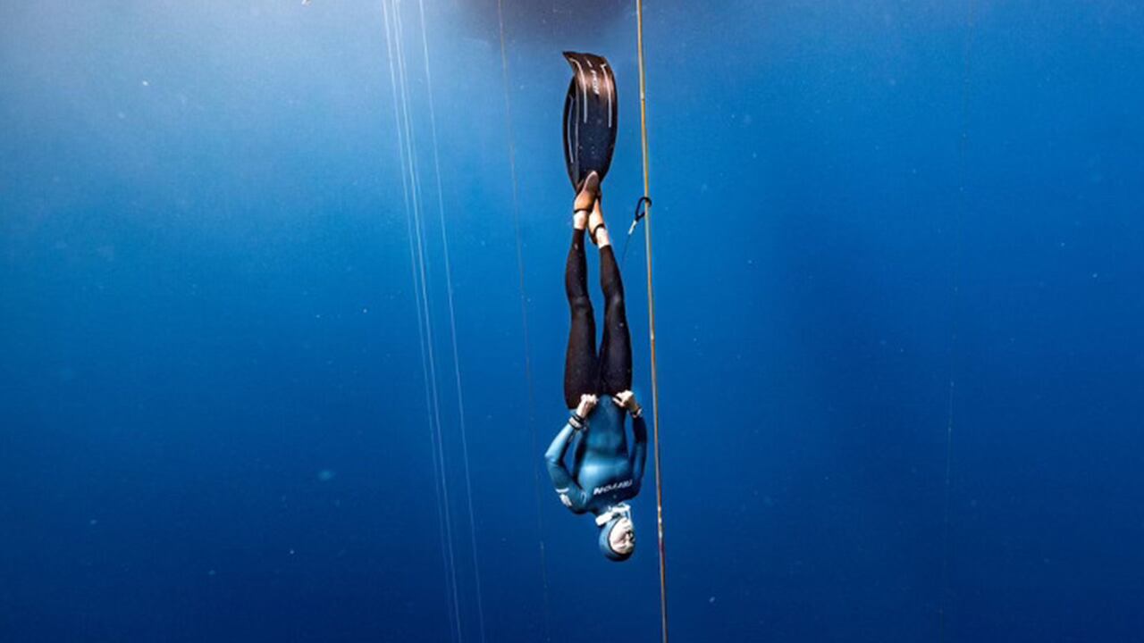 #TheMoment Ukrainian freediver Kateryna Sadurska won the world championship