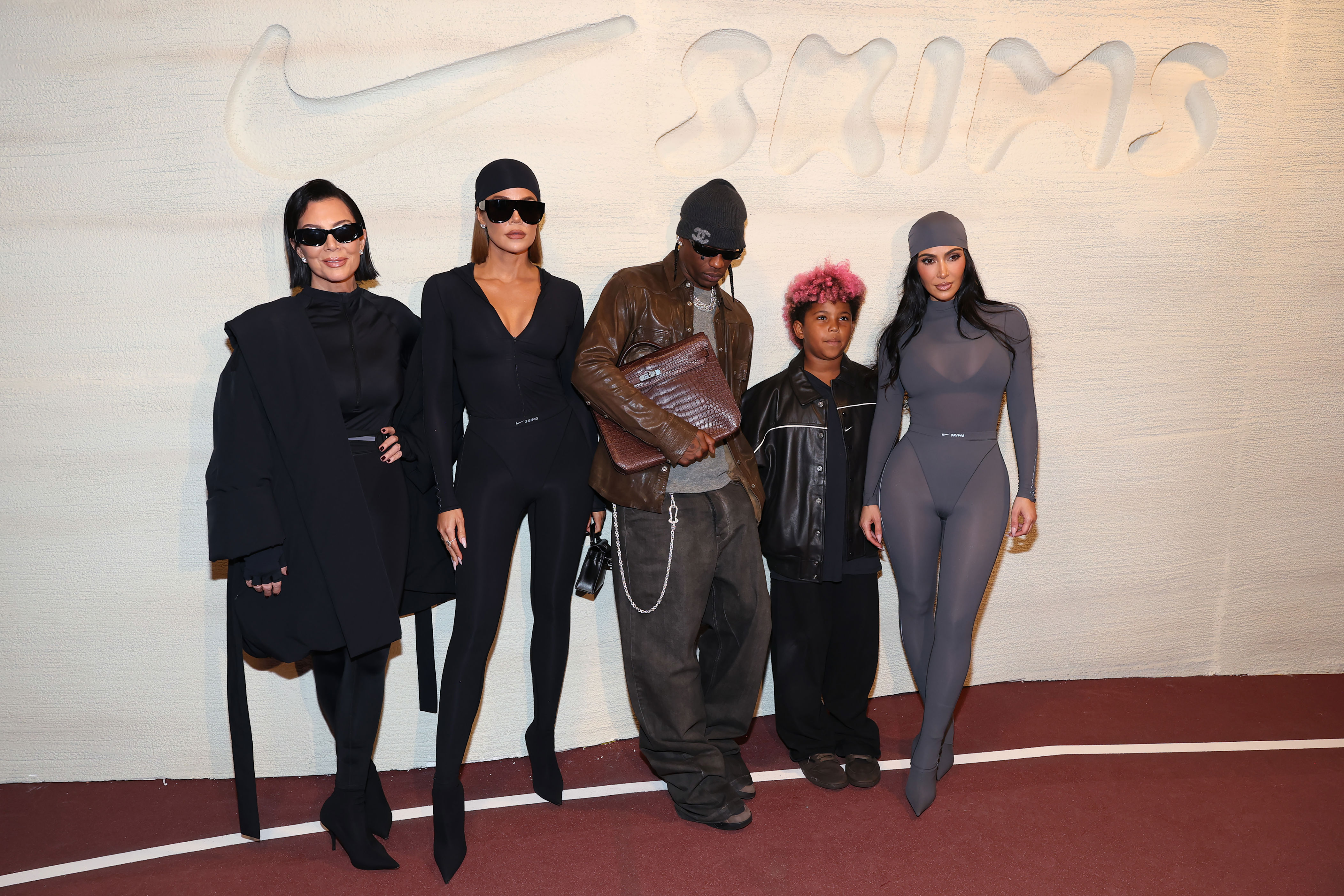 Travis Scott Reunites with Ex Kylie Jenner’s Family for Skims Event In ...