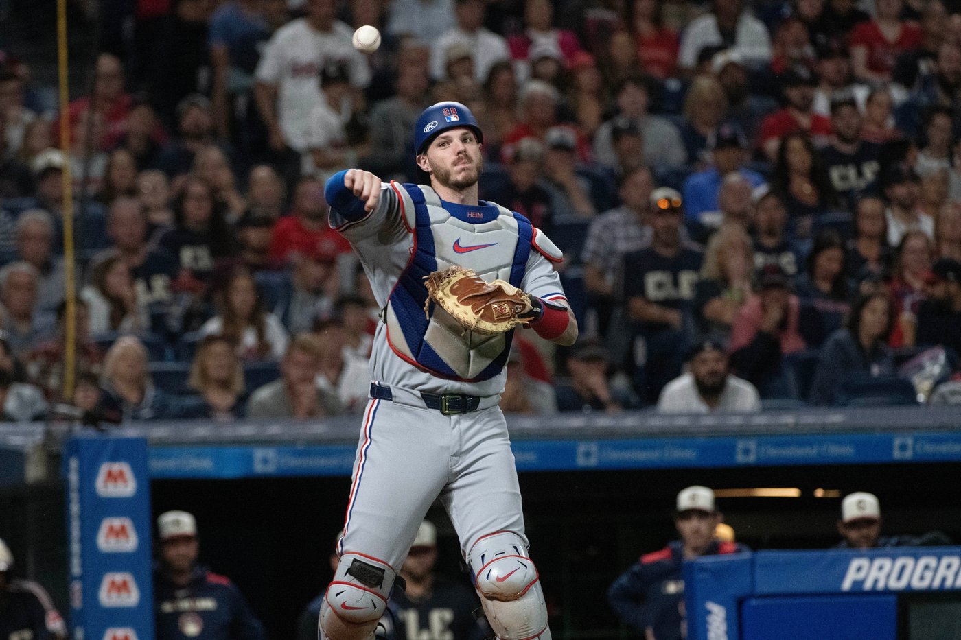 Guardians remain tied in the AL Central after 7-3 loss to Rangers