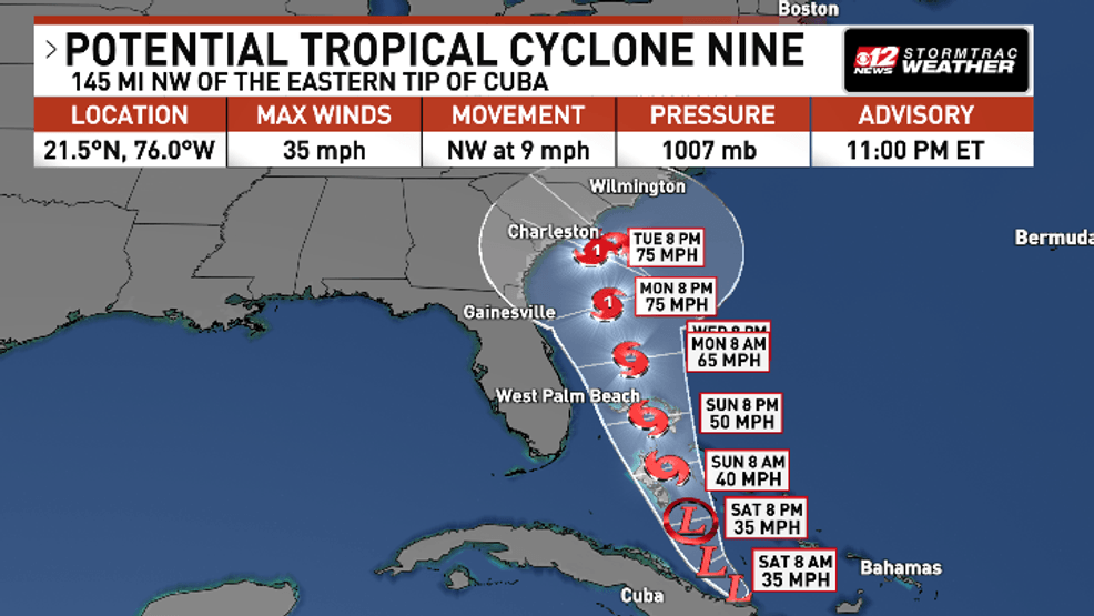 Potential Tropical Cyclone 9 Developing