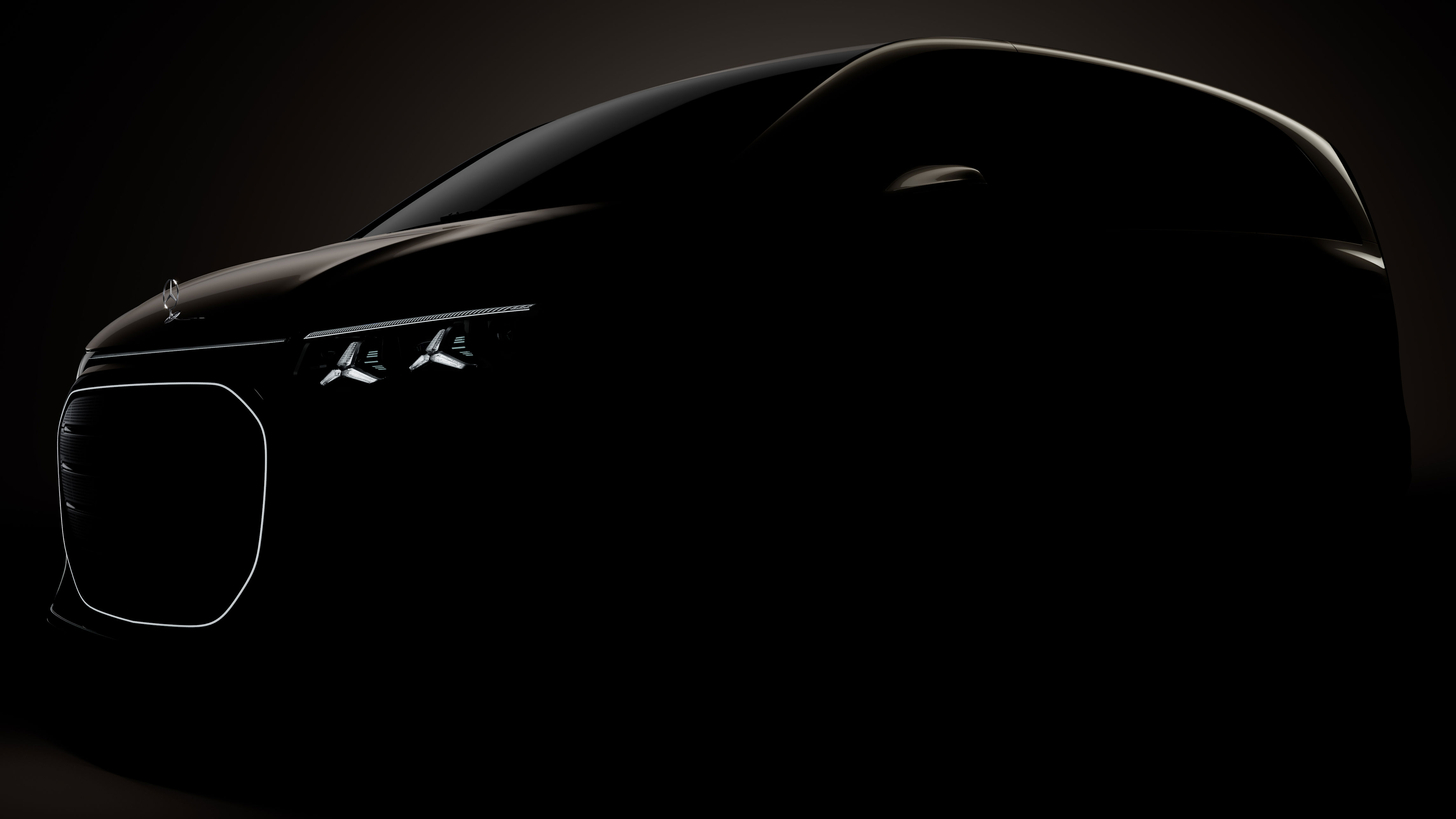 Mercedes zeigt erstes Teaserbild zum neuen Elektro-Van