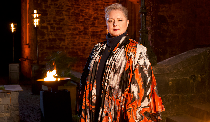Siobhán McSweeney's Traitors wardrobe was goth glam with an Irish spin