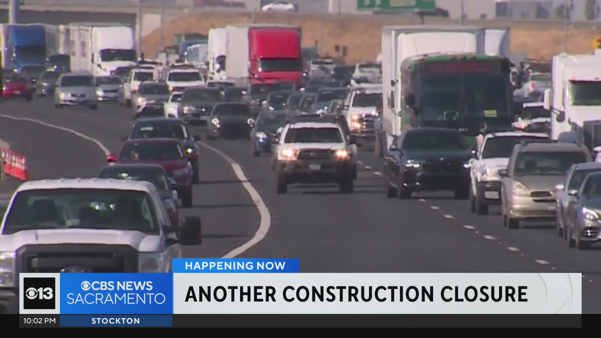 Another I-80 closure weekend closure begins between Natomas, West ...