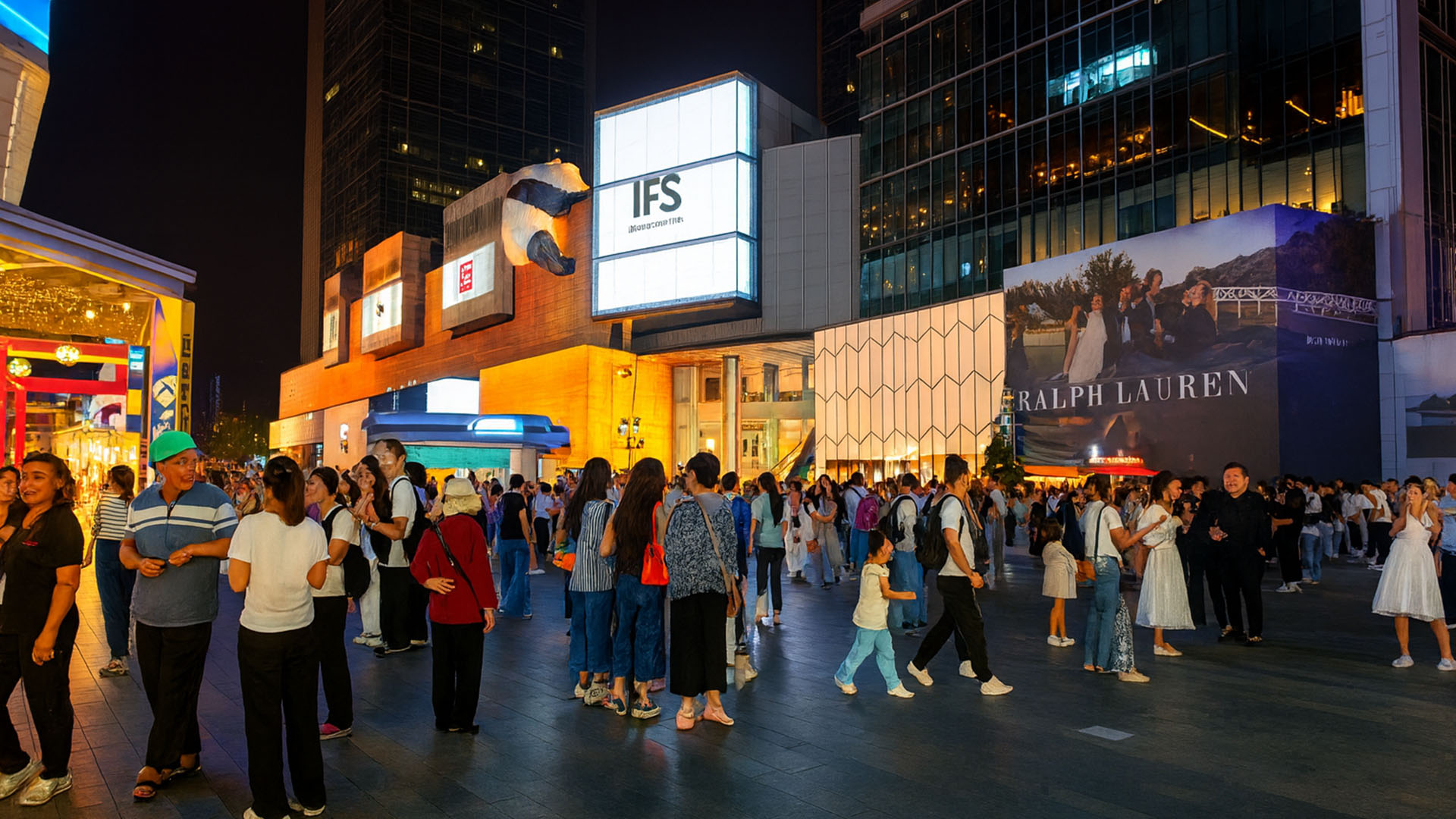 Walking in Chengdu City Night Lights – China 4K