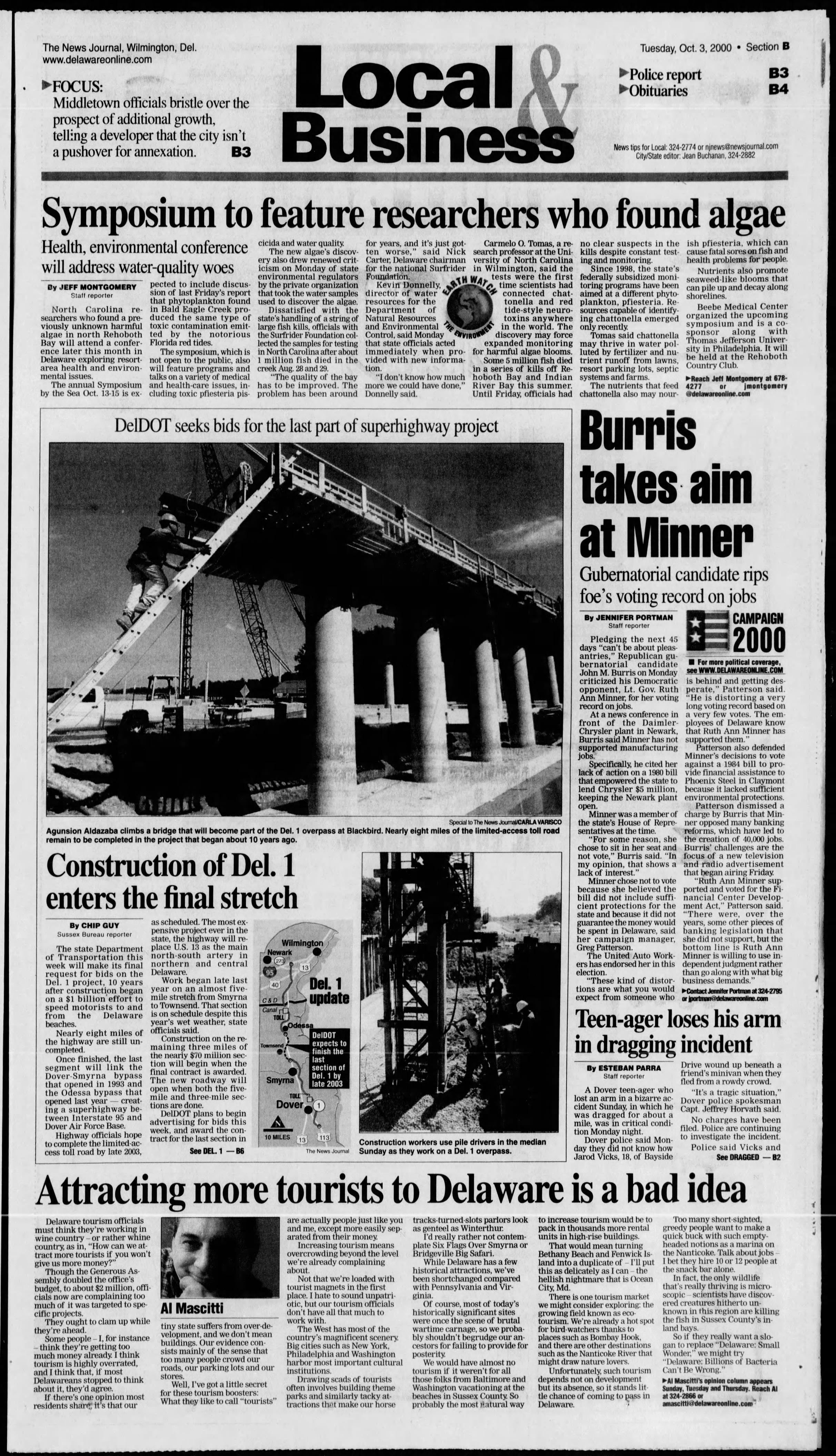 History from The News Journal: Delaware naval hero honored, Route 1 ...