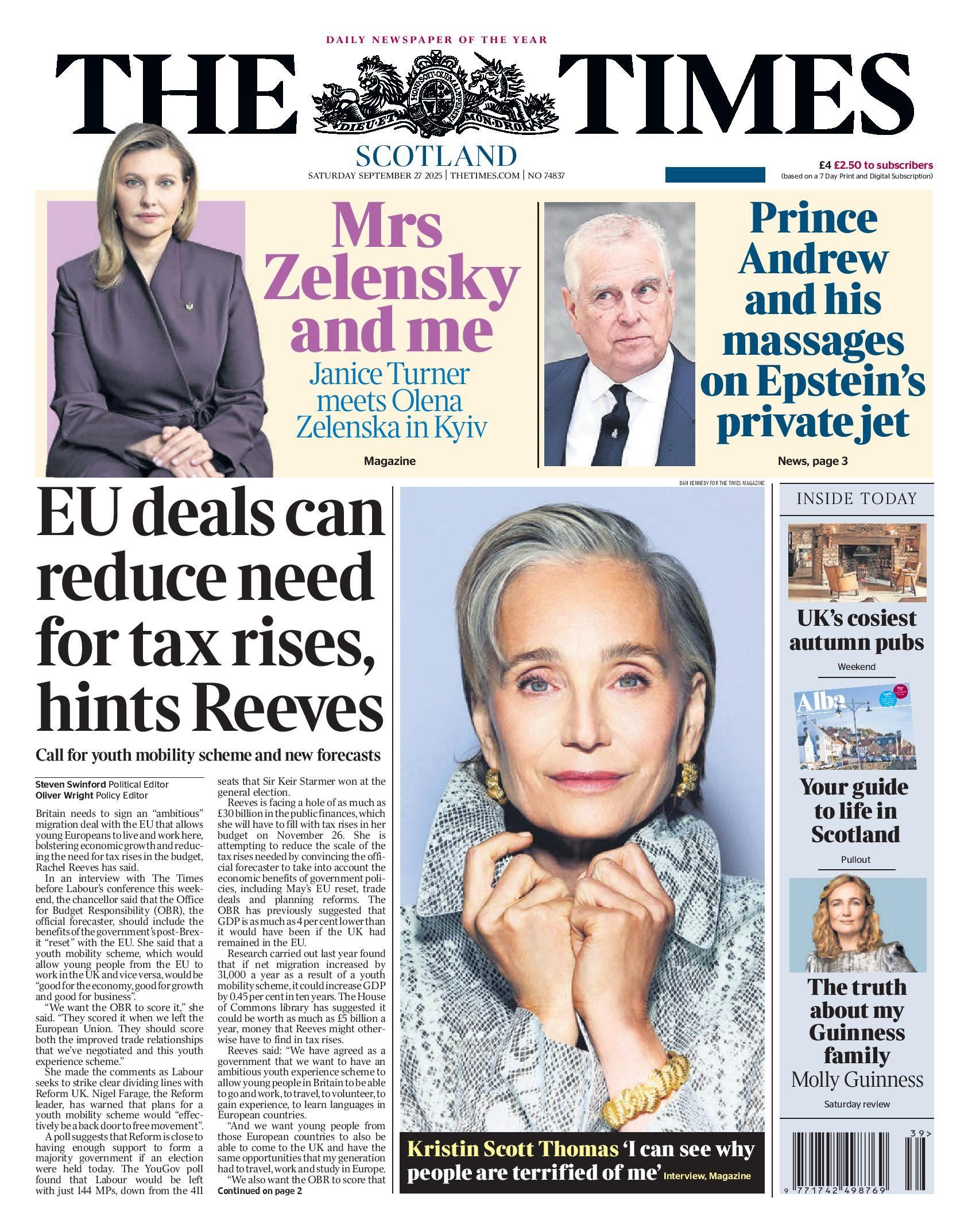 Scotland's papers: College funding 'crisis' and ID cards backlash