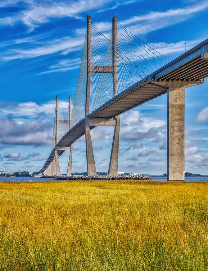 The most iconic bridge views in America. This coastal Georgia bridge ...