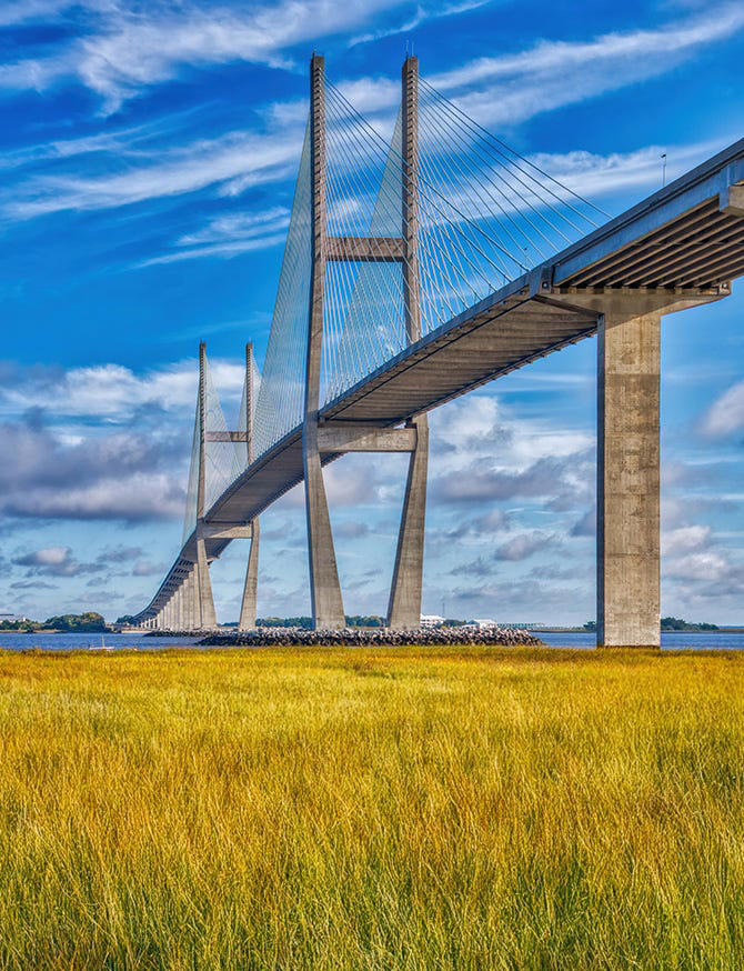 The most iconic bridge views in America. This coastal Georgia bridge ...