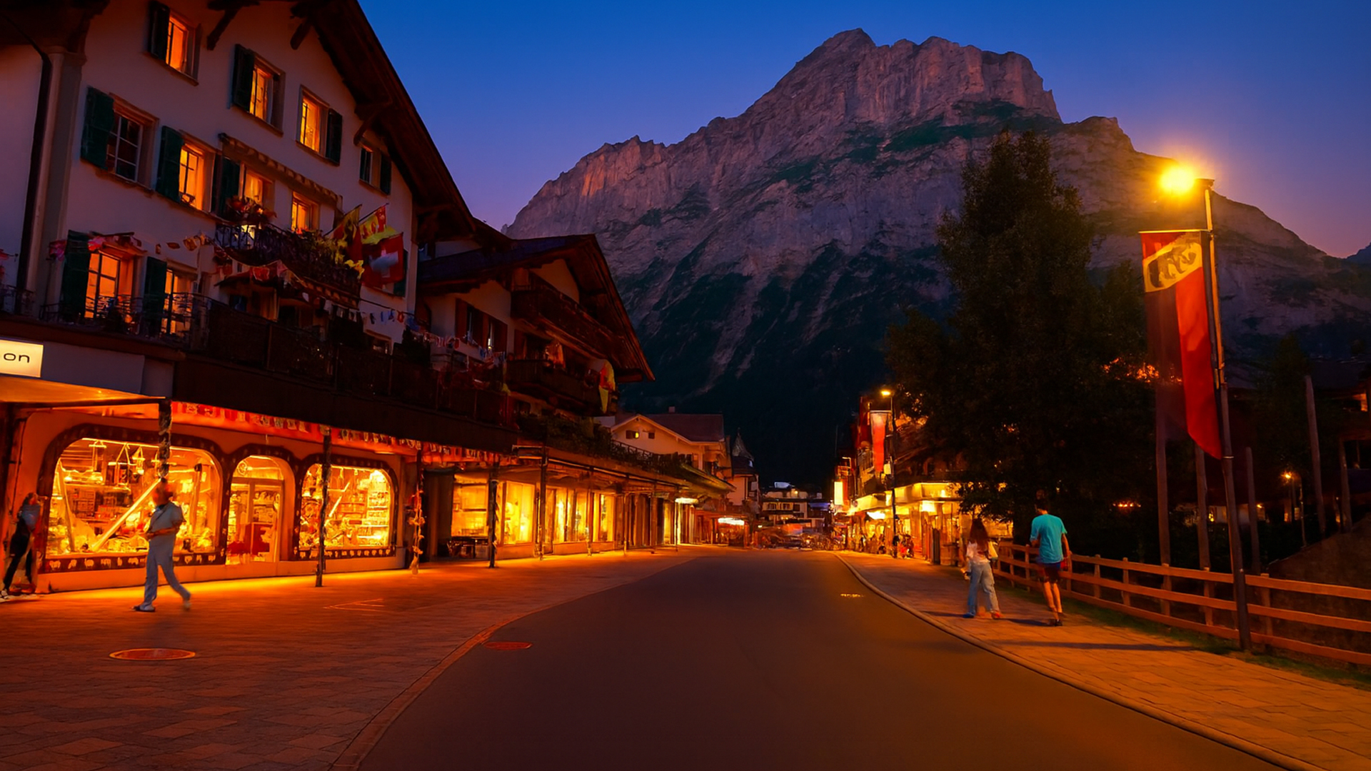 Grindelwald, Svizzera – Passeggiata serale tra le bellezze delle Alpi (4K)