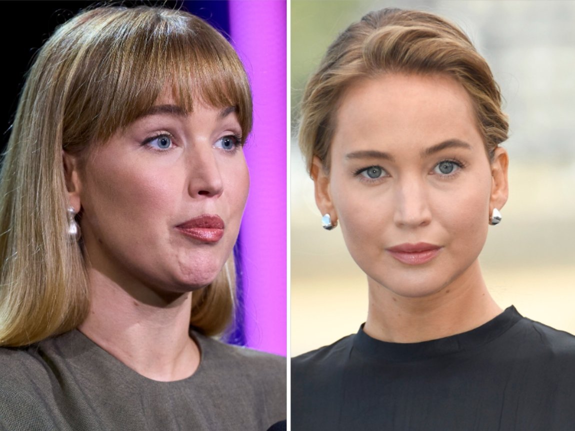 Suddenly Wearing Bangs: Jennifer Lawrence Surprises in Spain