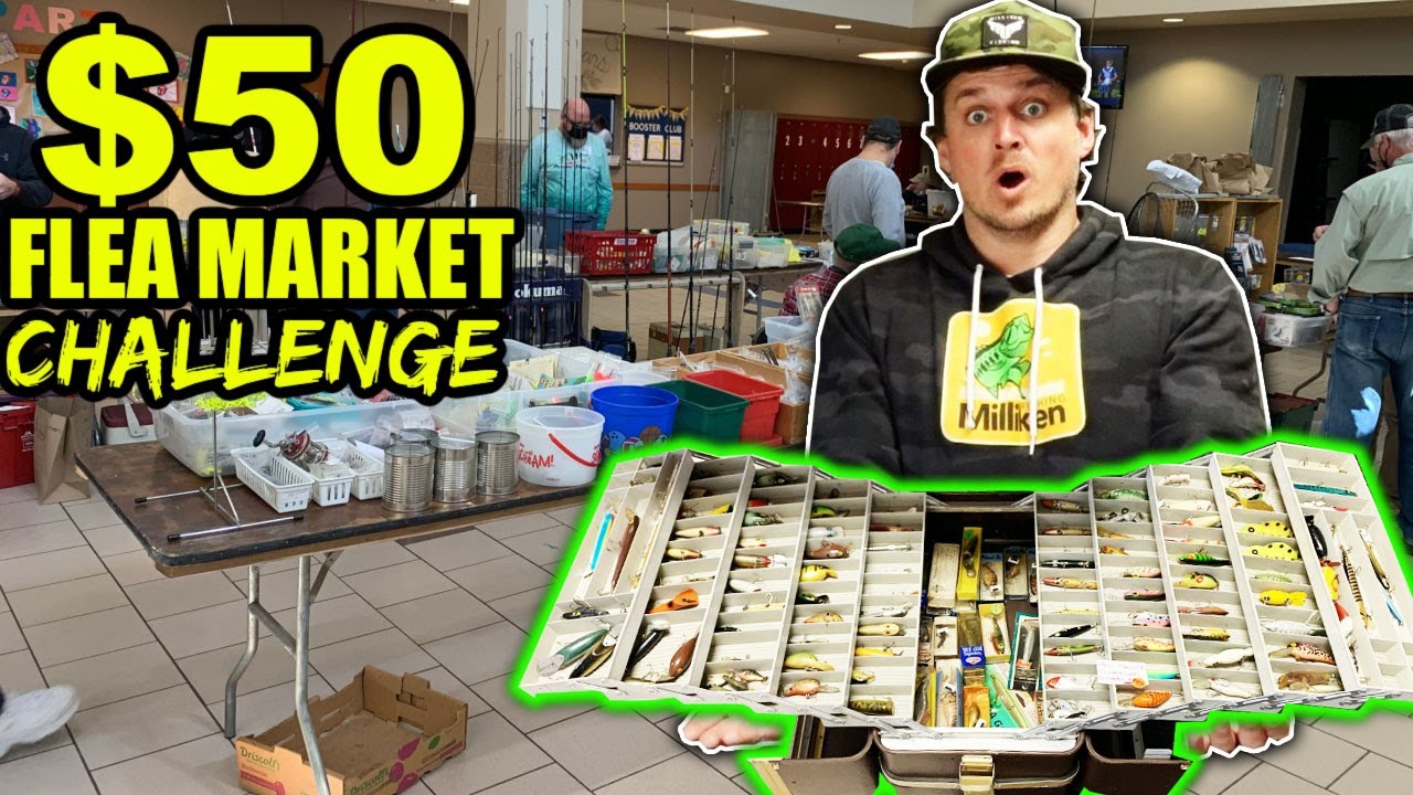 Attempting the $50 flea market fishing challenge