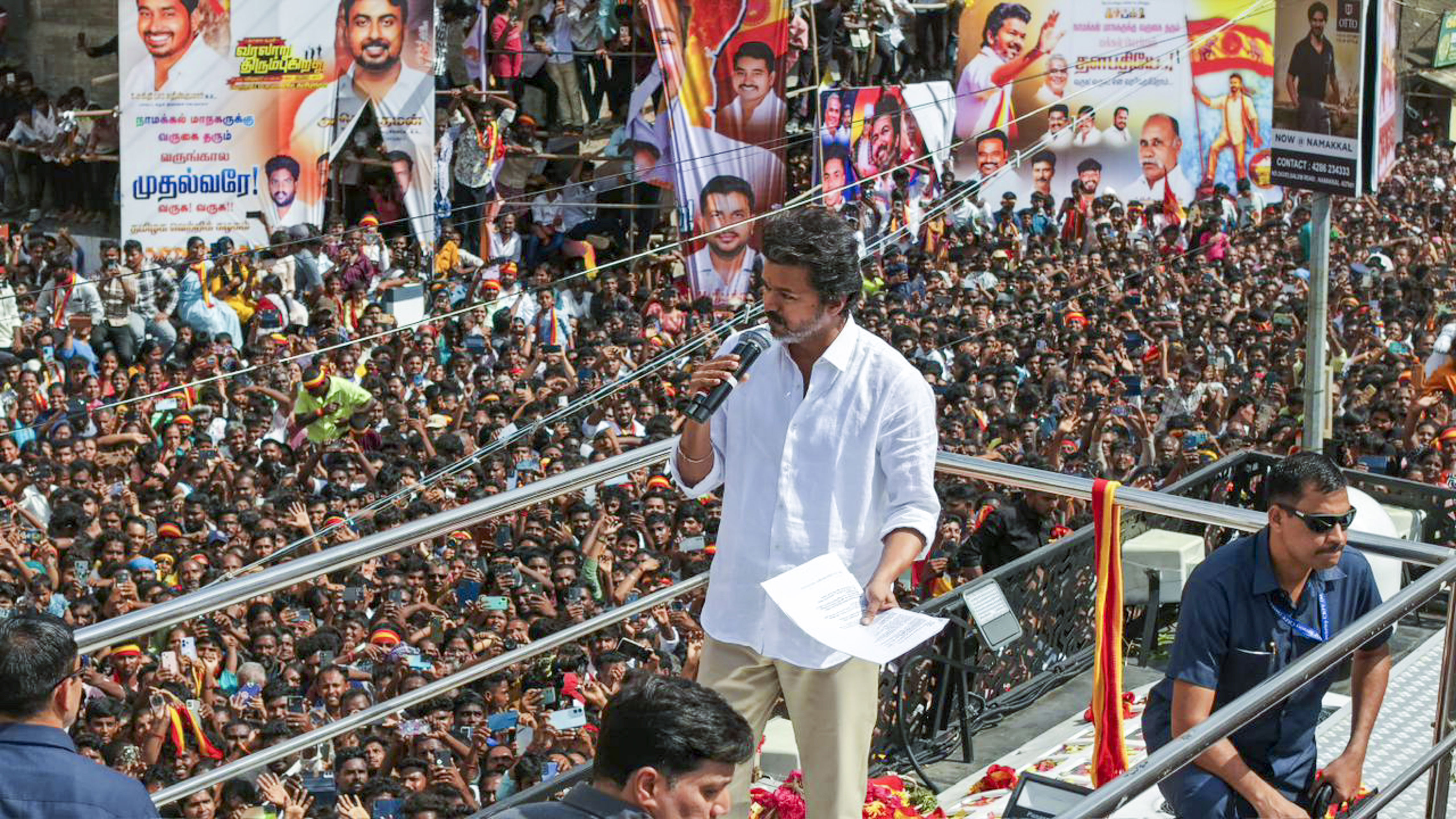 'Vote for DMK is vote for BJP,' claims TVK chief Vijay; dubs as ill ...