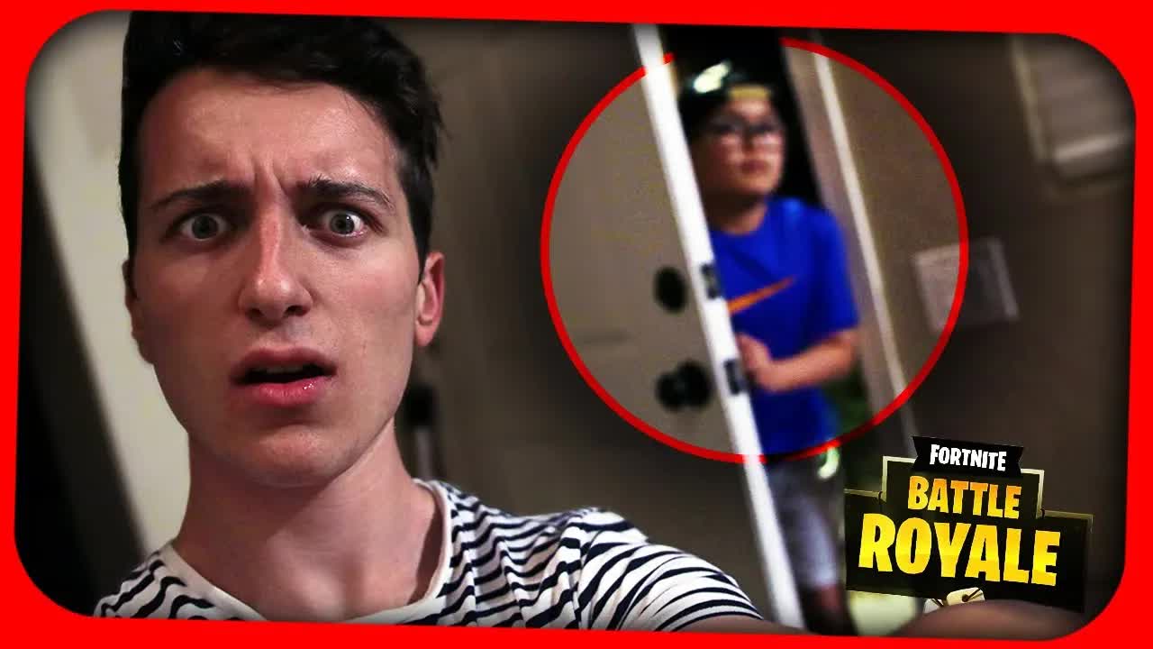 My biggest fan broke into my house to play Fortnite (very awkward)