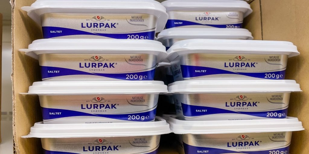 Man skulle tro, det var jul: Min Købmand-butik sælger Lurpak til 8,95 ...