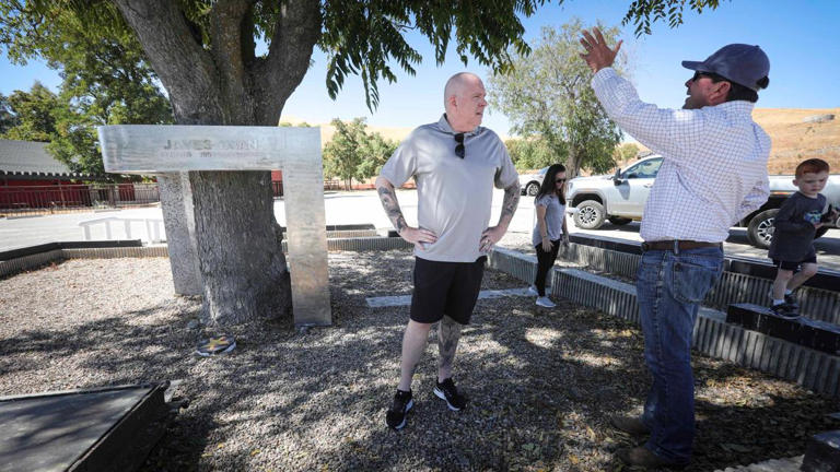 SLO County James Dean memorial refurbished for 70th anniversary of ...