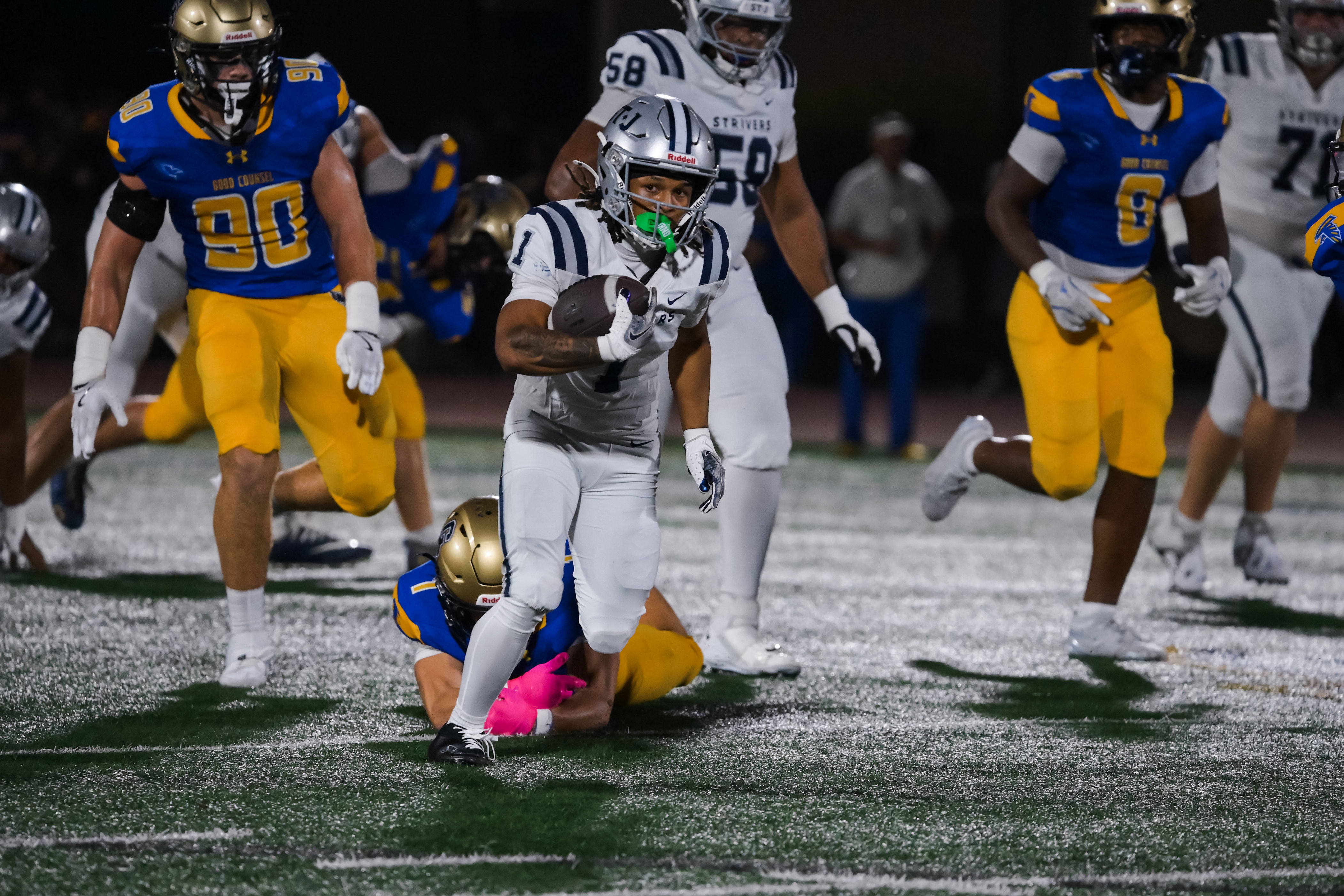 St. James Academy announces its arrival by routing No. 3 Good Counsel