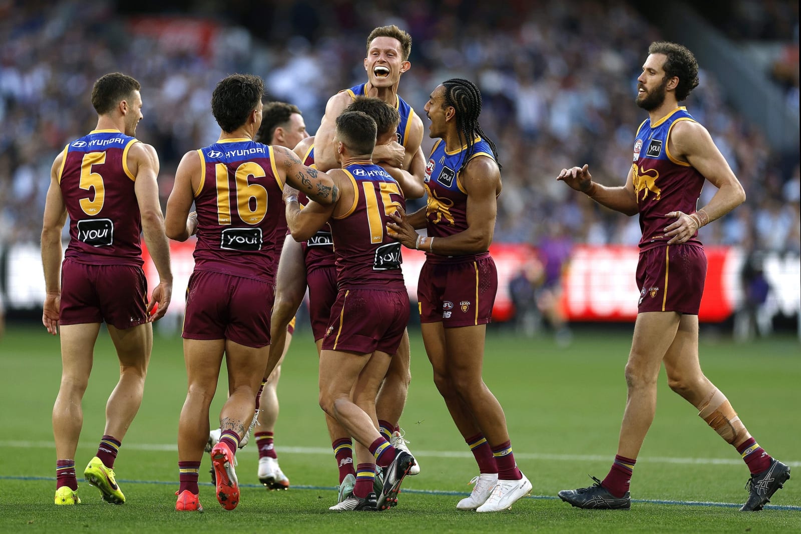 Brisbane avalanche as Lions claim second successive premiership