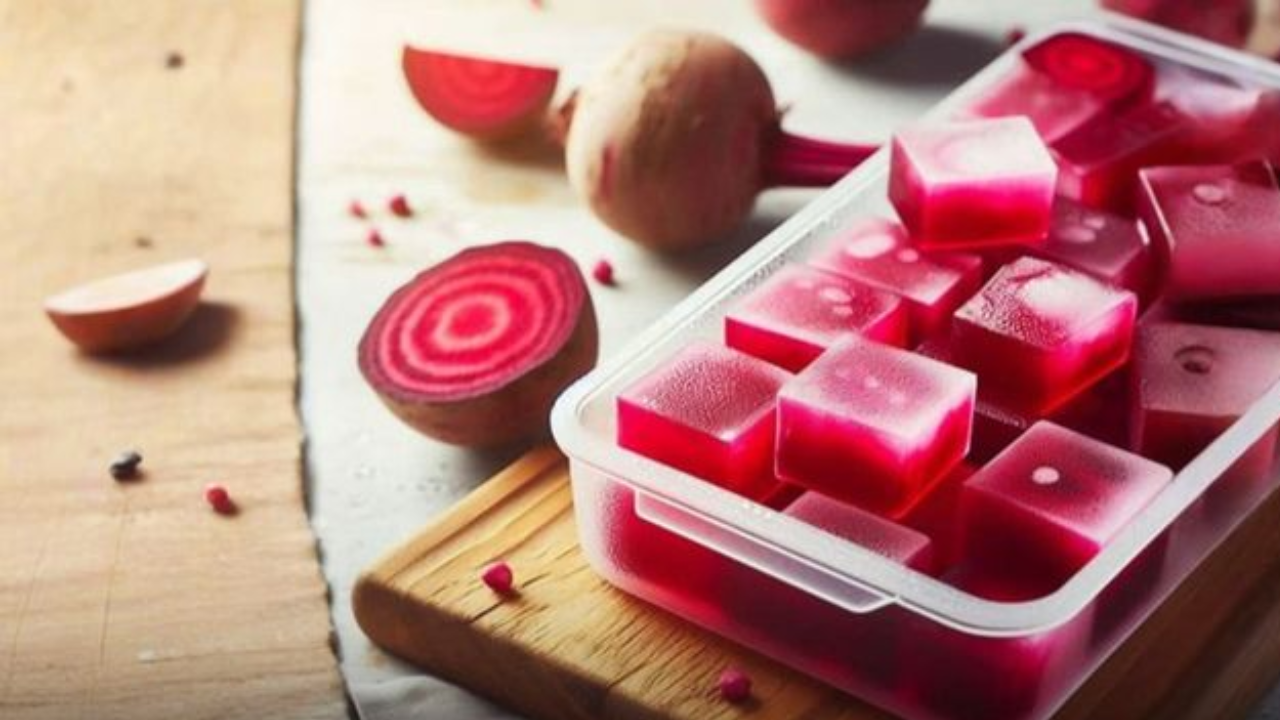 How to make beetroot ice cubes for everyday radiant skin at home