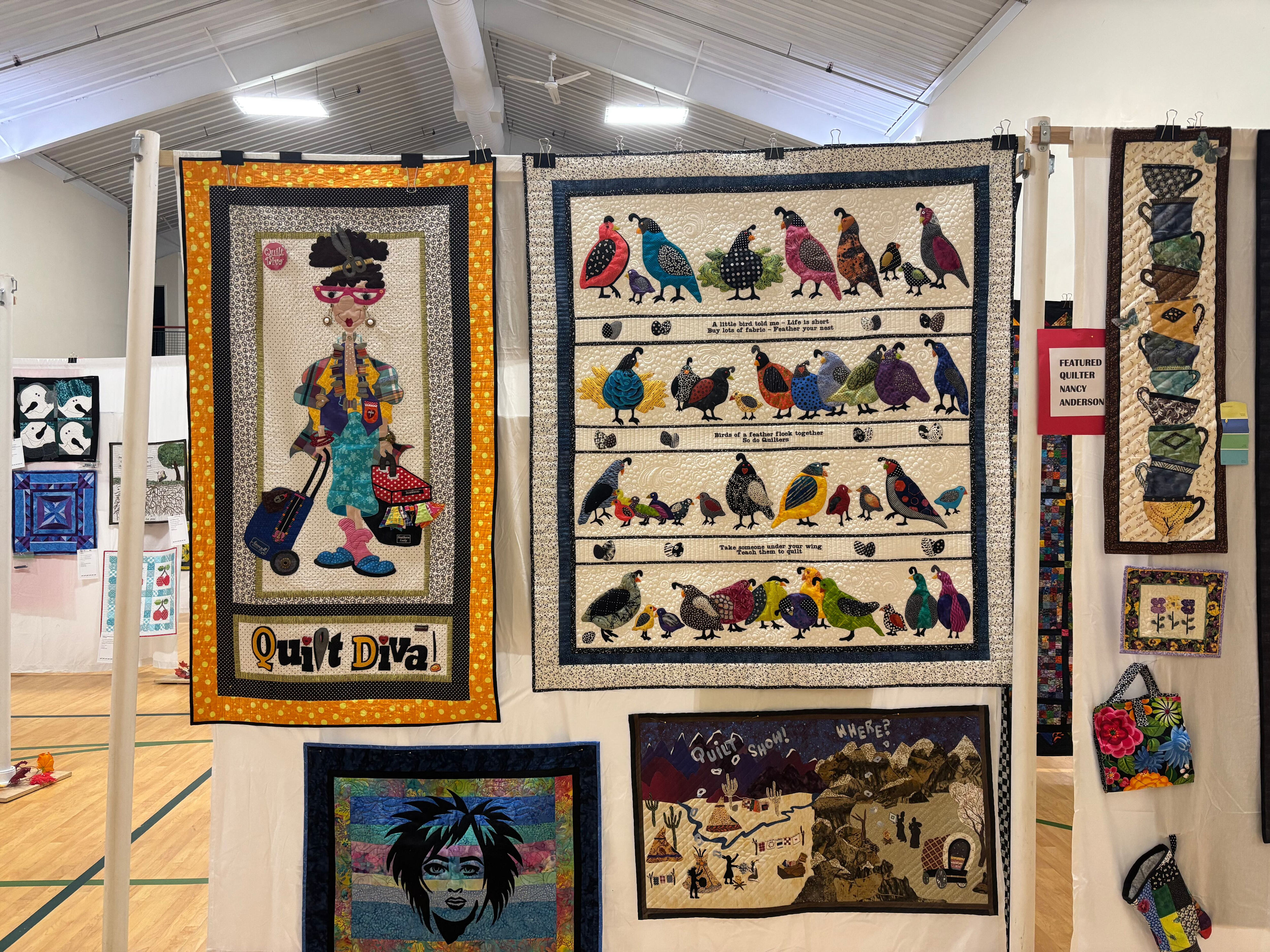 Saintly Stitchers Guild of Norway put artistry on display with Quilt Show
