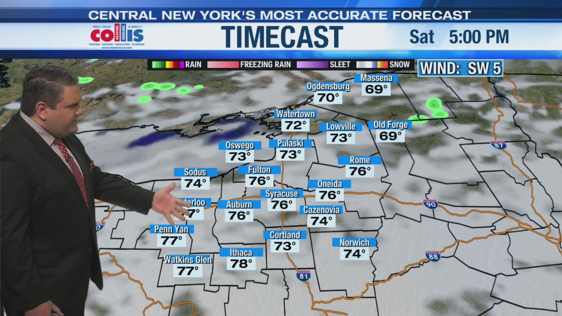 Storm Team Forecast: Midday Update Saturday 9-27-25