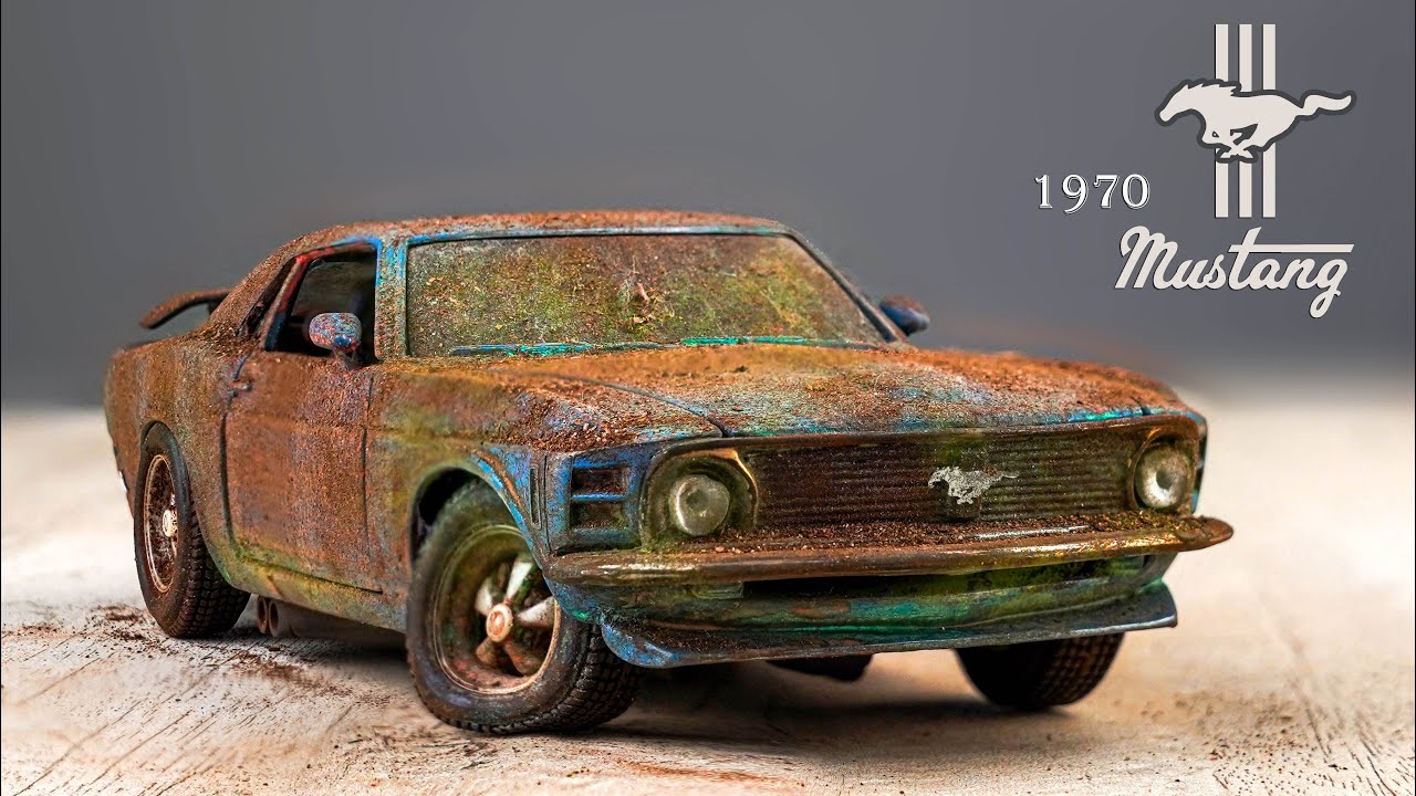 Destroyed 1970 Ford Mustang Boss restoration - Muscle car into off-road 4x4