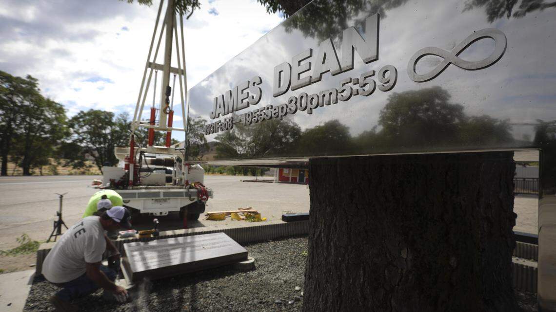 SLO County James Dean memorial refurbished for 70th anniversary of ...