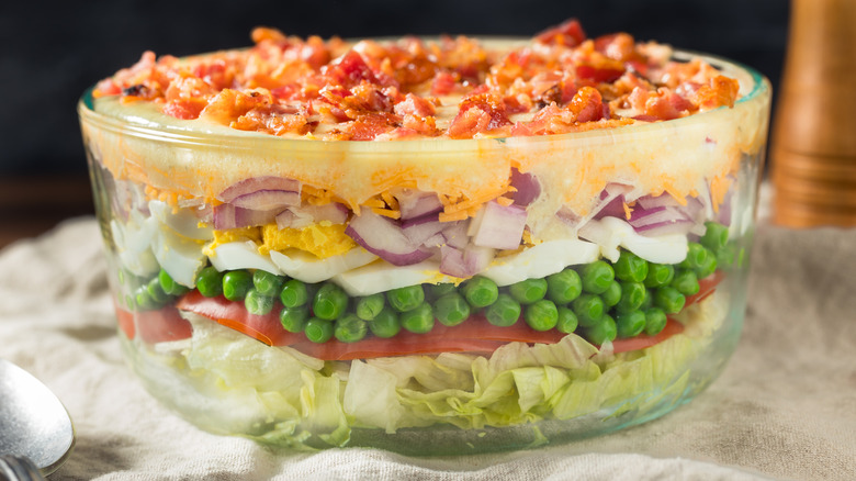 The Mayo-Loaded 7-Layer Salad That Once Defined Midcentury Potlucks