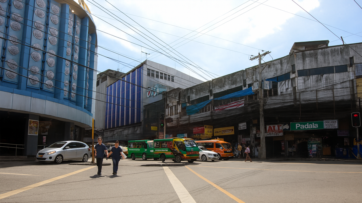Spaziergang auf der Colon Street in der Altstadt von Cebu (4K)