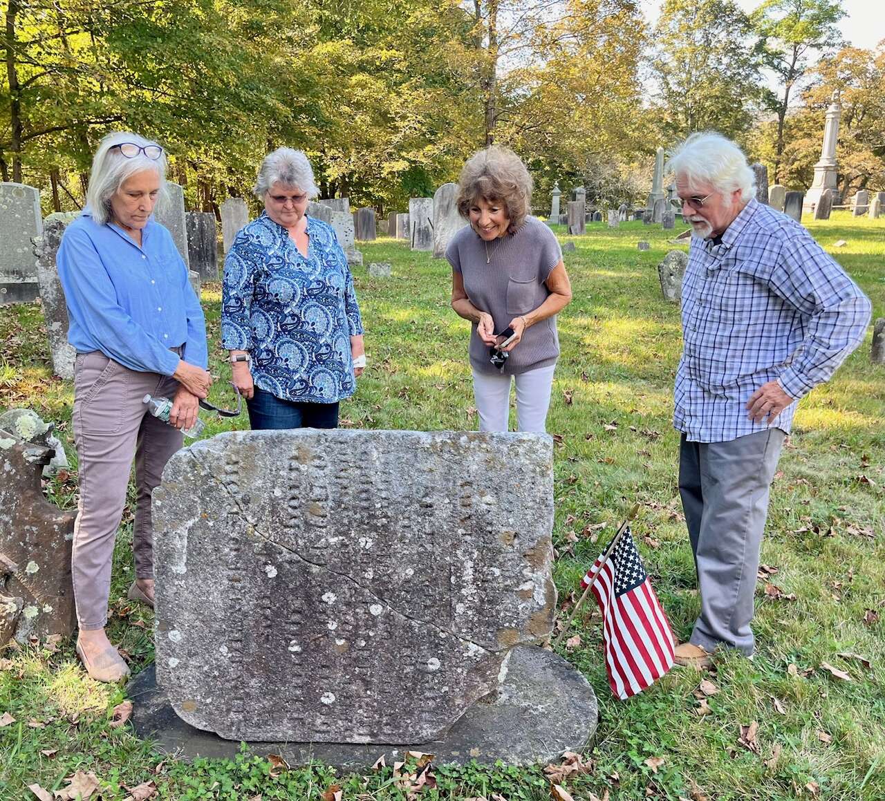 CT town restoring Revolutionary patriot's gravestone, plans for America 250