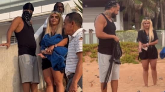 Dubai princess Sheikha Mahra spotted with French Montana on Morocco beach. Watch