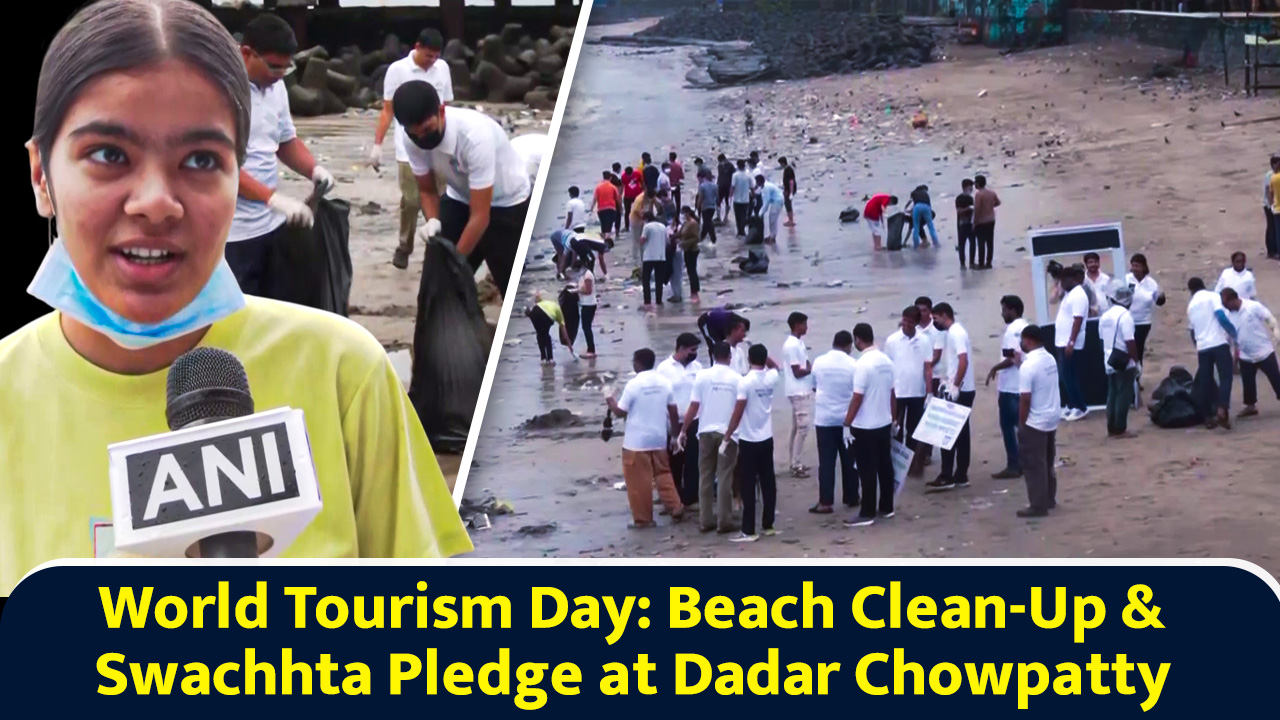 World Tourism Day: Beach Clean-Up & Swachhta Pledge at Dadar Chowpatty