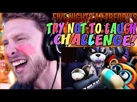 Vapor reacts to FNAF Security Breach Try Not to Laugh challenge