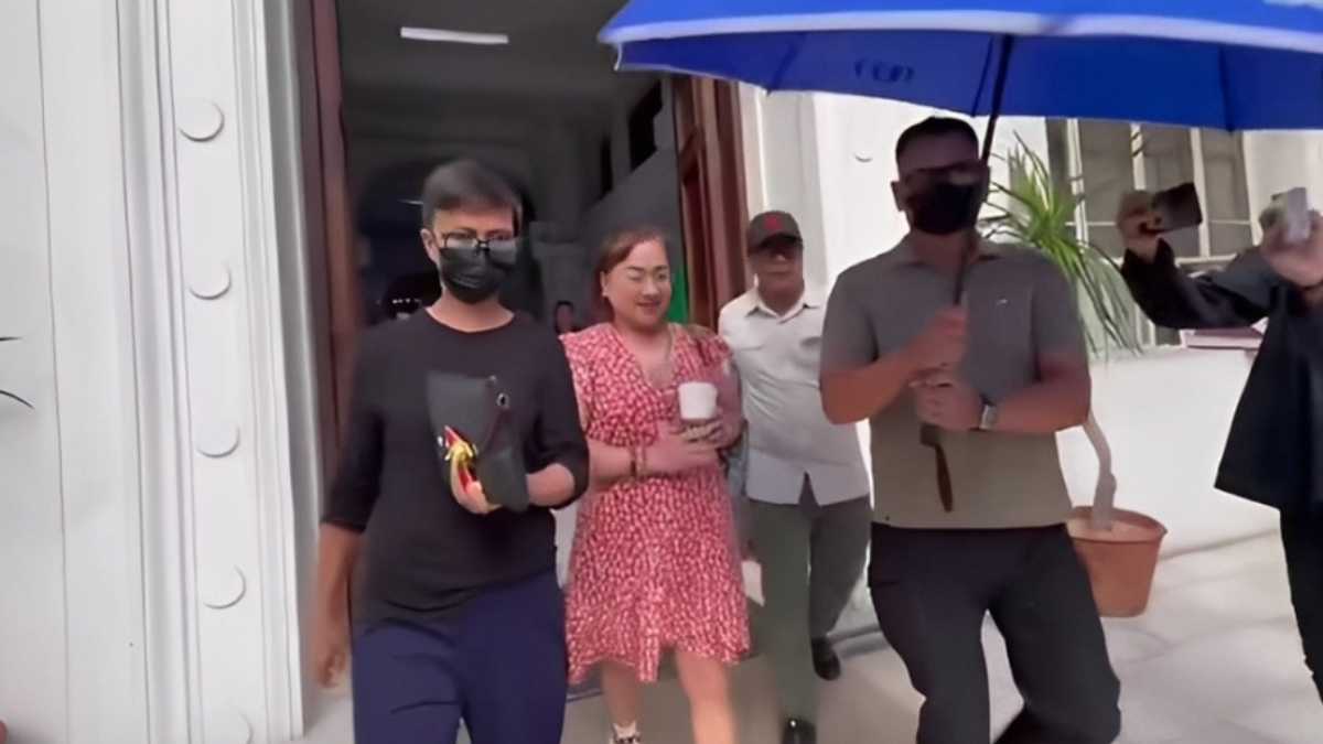 Sarah Discaya leaves DOJ with lighthearted remark: “Gandahan niyo ang ...