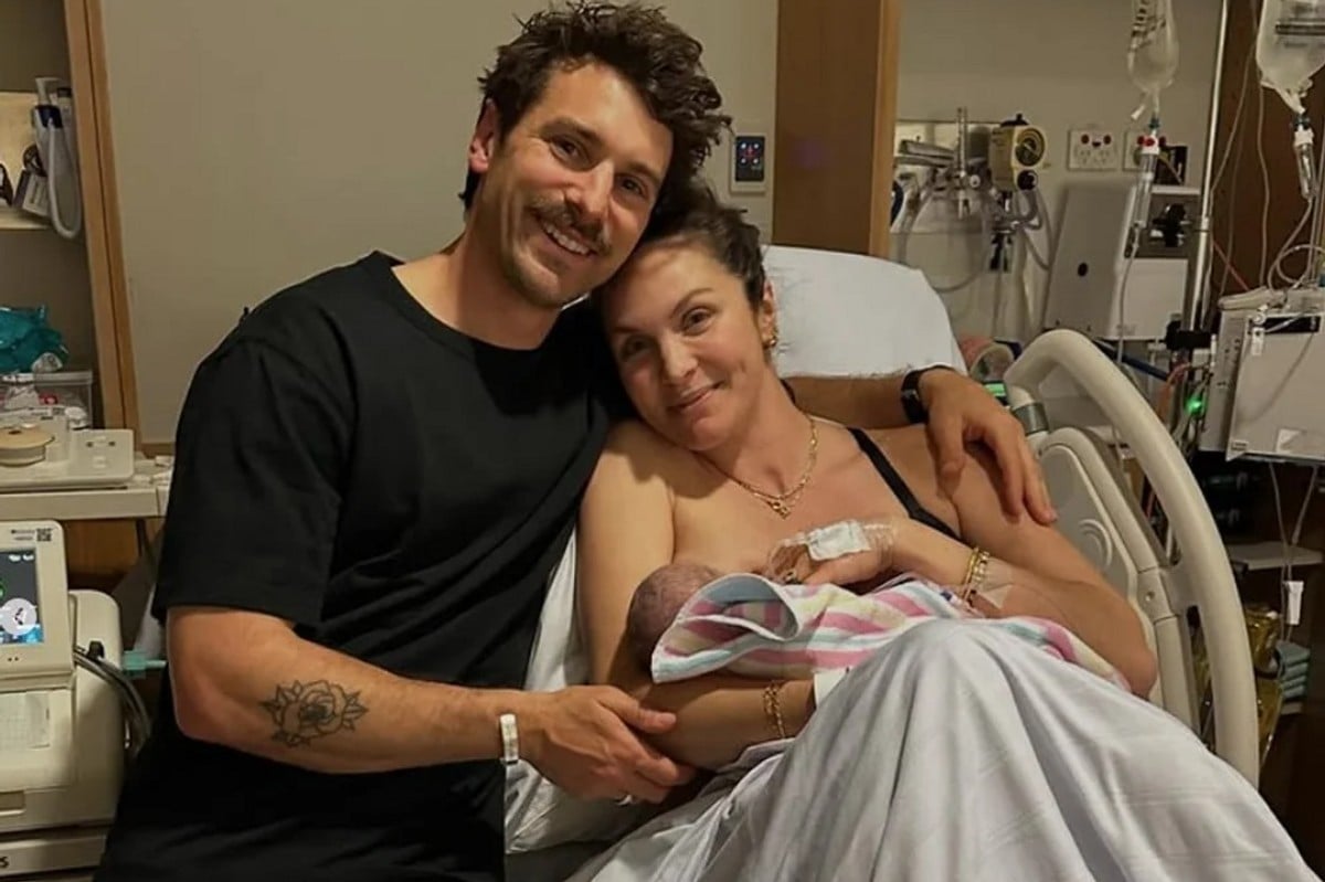 Matty J and Laura Byrne have welcomed their third baby.