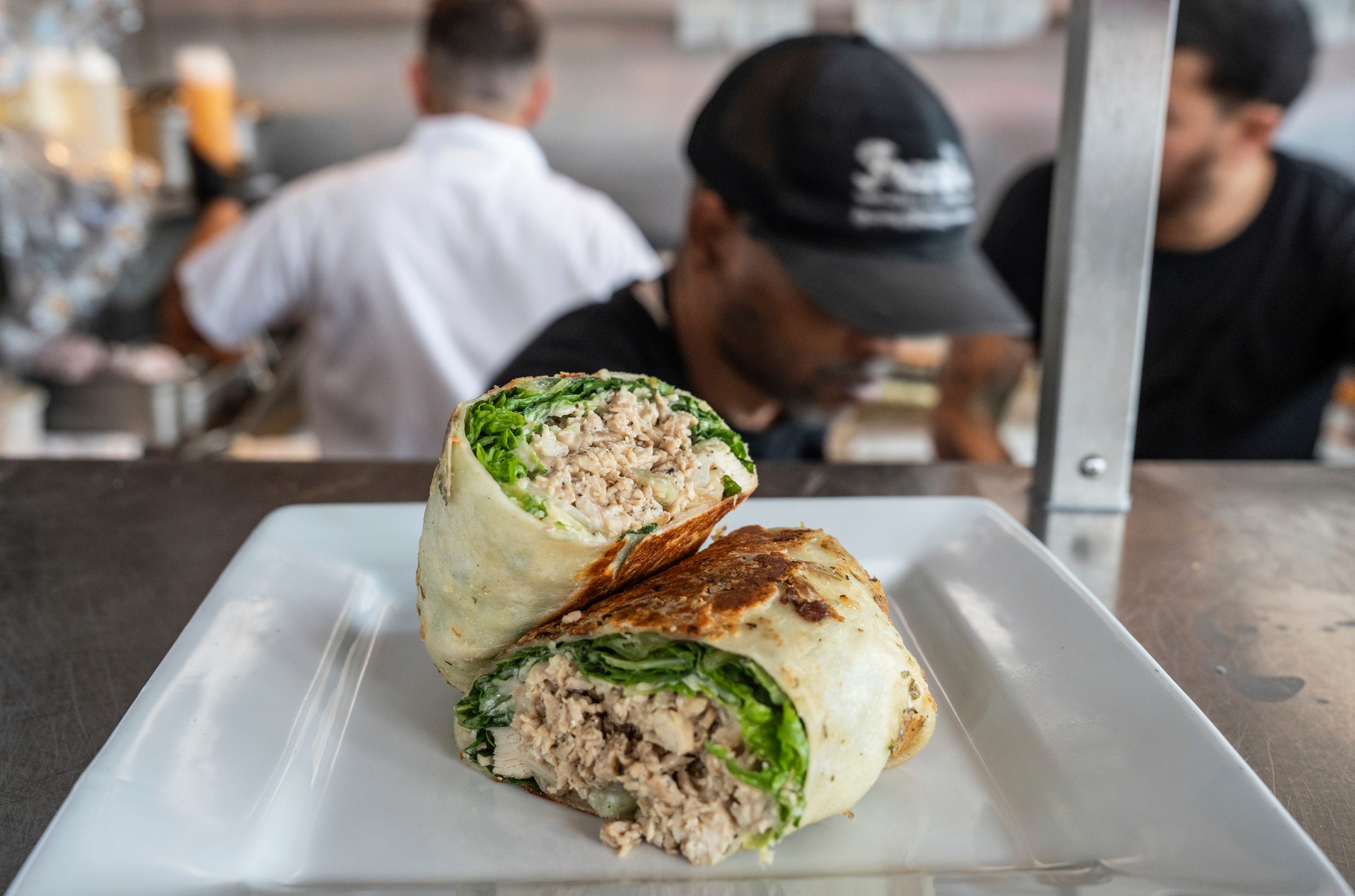 Does Detroit viral Chicken Caesar Wrap from Frank's Deli live up to the ...