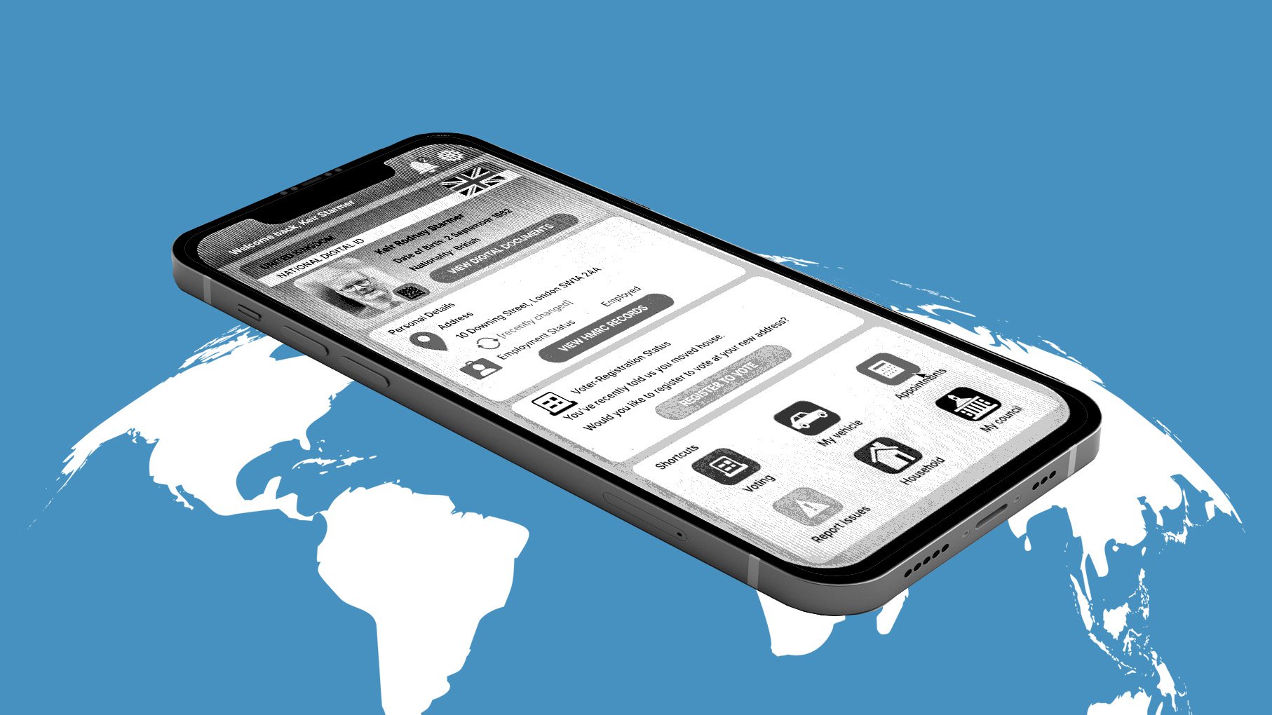 Which countries use digital IDs?
