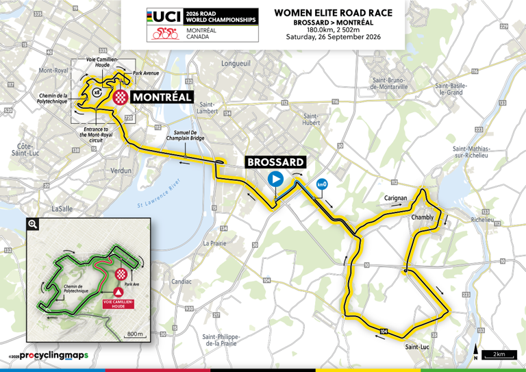 2026 UCI Road World Championships routes now officially revealed in full