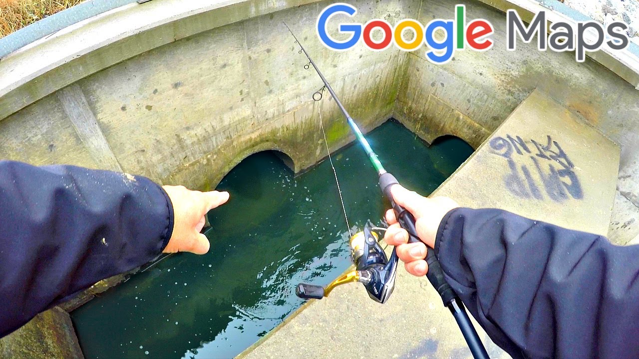Fishing urban culverts using Google Maps leads to surprises