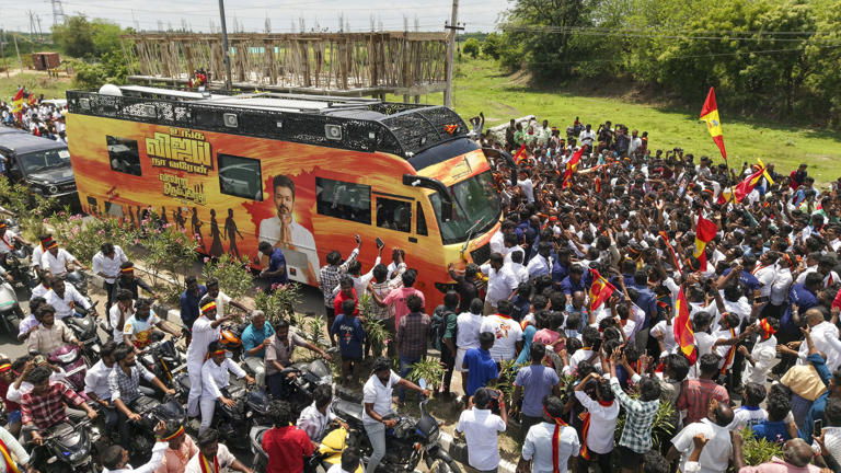 'Vote for DMK is vote for BJP,' claims TVK chief Vijay; dubs as ill ...