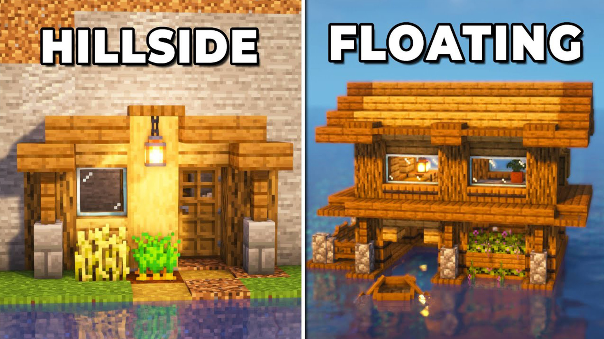 Minecraft Simple Starter Base Designs