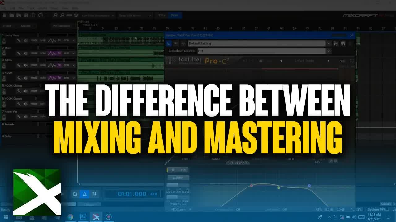 Mix & Mastering Differences in Mixcraft 9