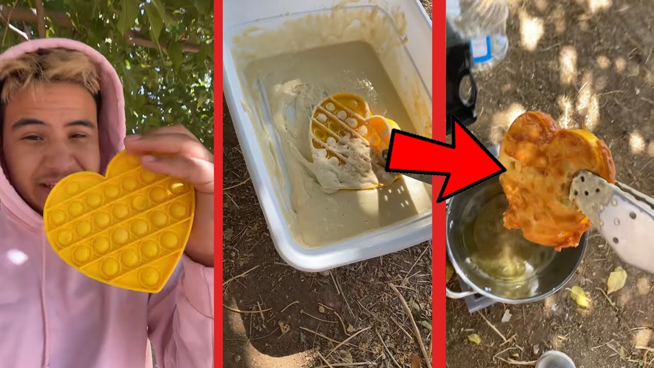 I deep fried a Pop-it fidget toy