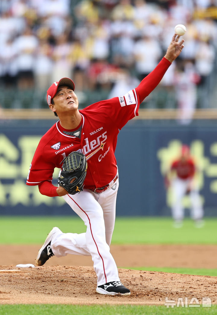 3위 SSG, 두산 꺾고 4위 삼성과 2경기차…김광현, 역대 3번째 통산 180승