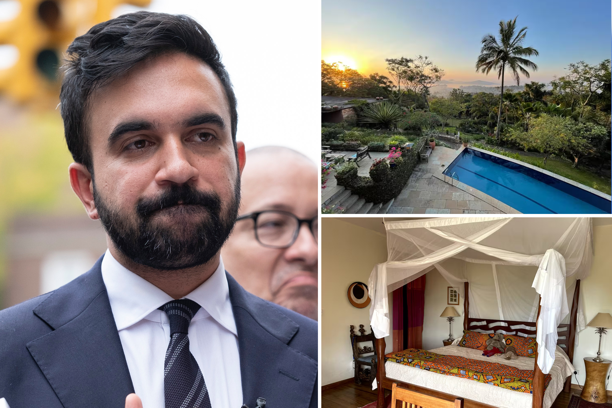 Socialist Zohran Mamdani’s filthy-rich parents rent posh Uganda estate ...