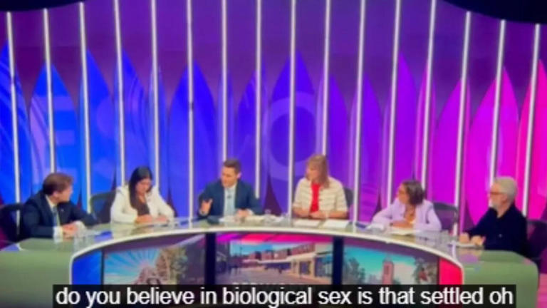 TV host's stunned reaction to ‘is biological sex real?’ sparks online ...