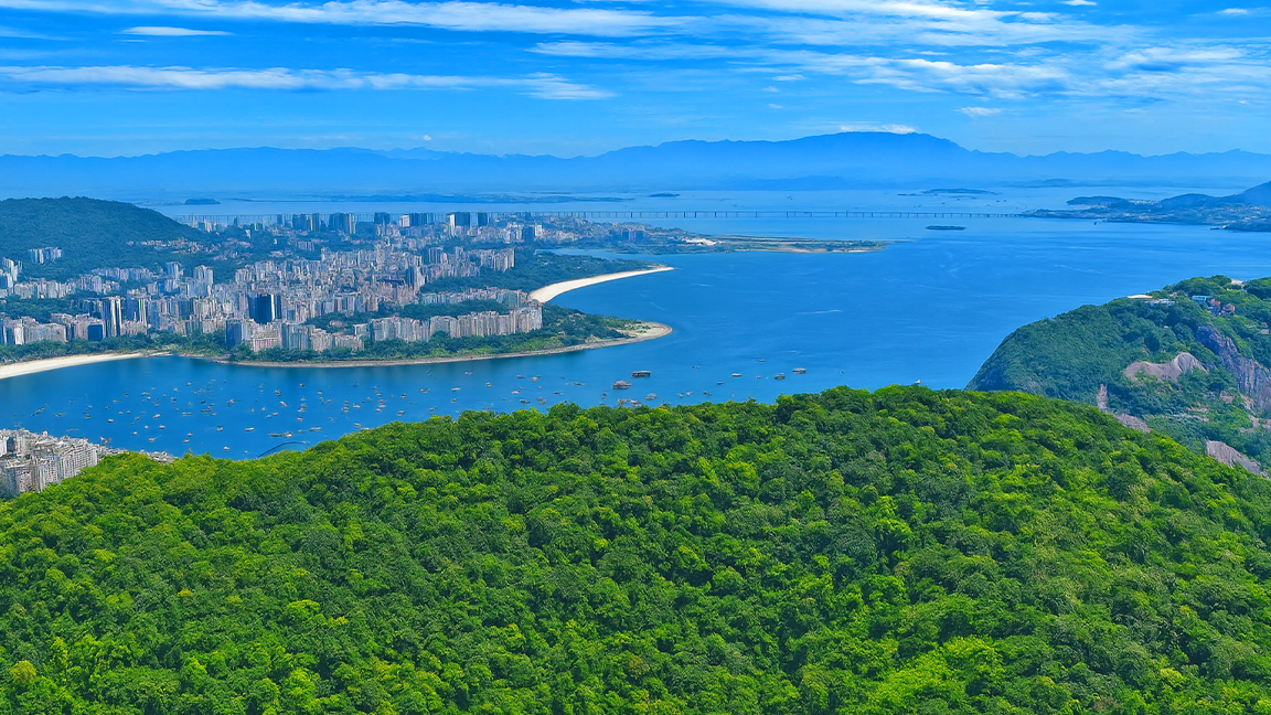 Playa de Botafogo, Río de Janeiro - Vistas urbanas costeras en 4K
