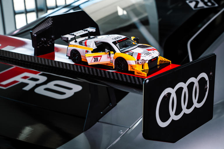 Mattel Brick Shop and Hot Wheels Build Iconic Audi Models