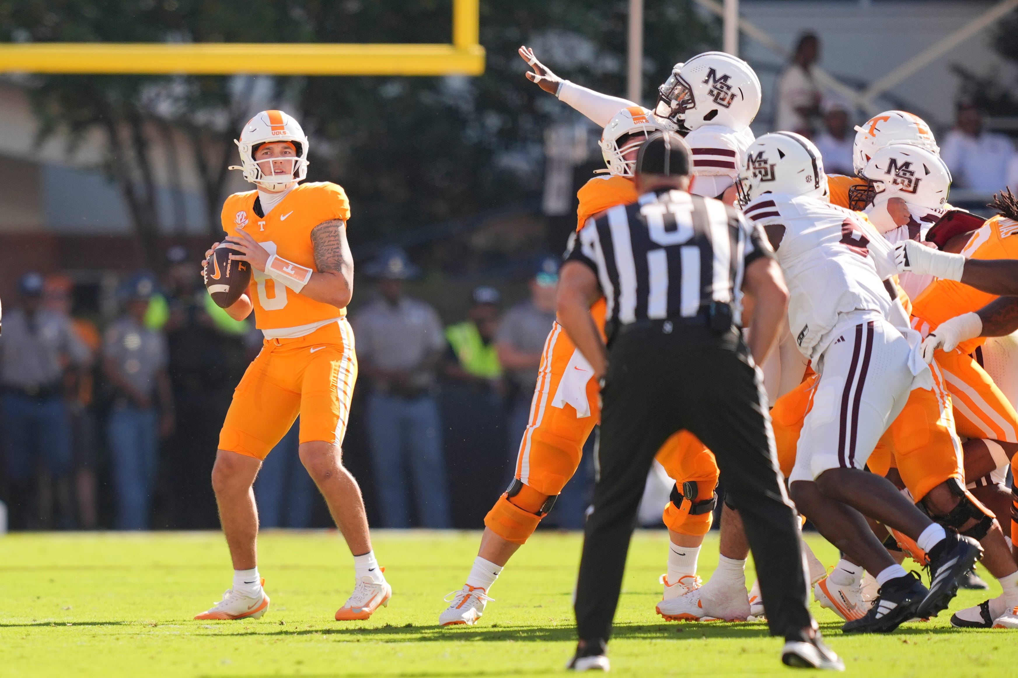 Grading Tennessee football QB Joey Aguilar in overtime win over ...